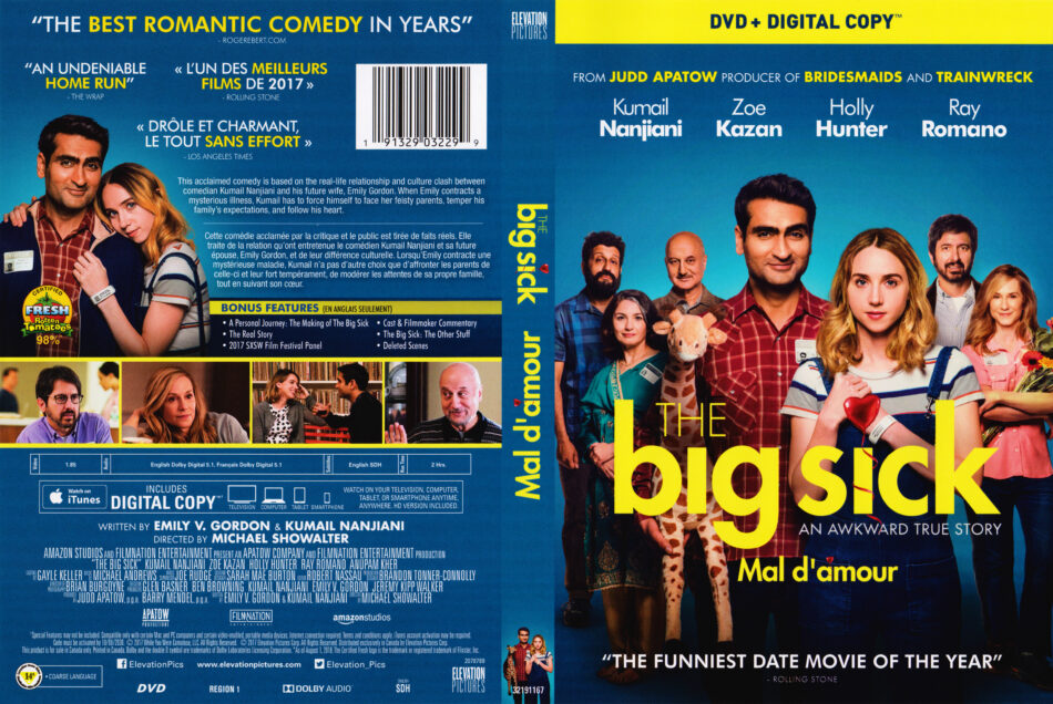 The Big Sick (2017) R1 DVD Cover - DVDcover.Com