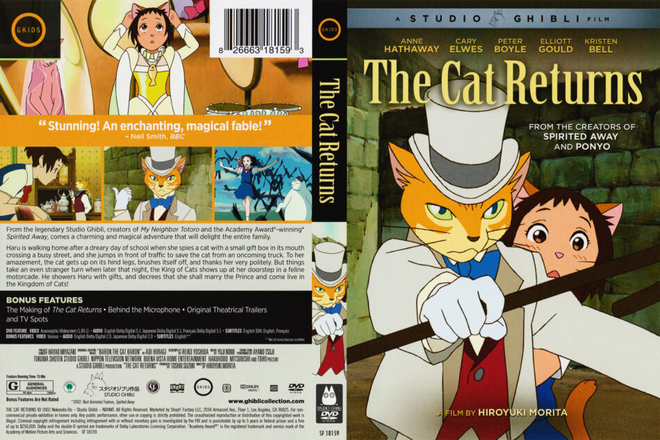 The Cat Returns (2002) R1 DVD Cover - DVDcover.Com