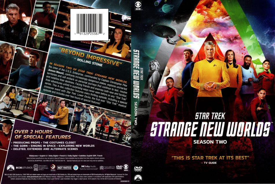 Star Trek - Strange New Worlds - Season 2 R1 DVD Cover - DVDcover.Com