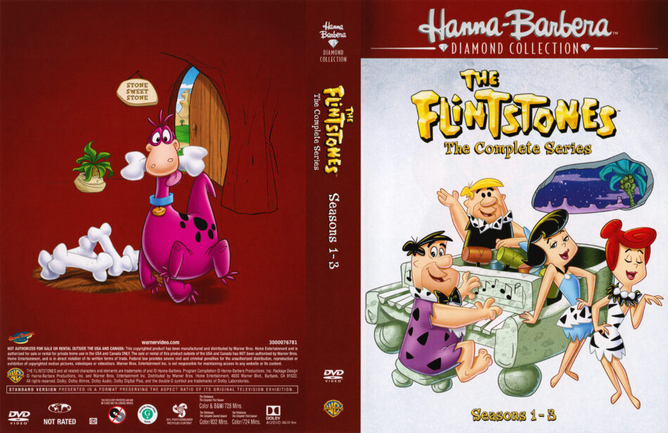 The Flintstones (The Complete Series) R1 DVD Cover - DVDcover.Com