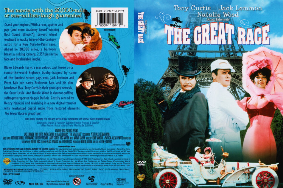 The Great Race (1965) R1 DVD Cover - DVDcover.Com