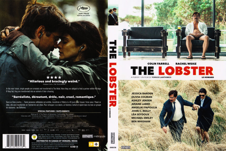 The Lobster (2015) R1 DVD Cover - DVDcover.Com