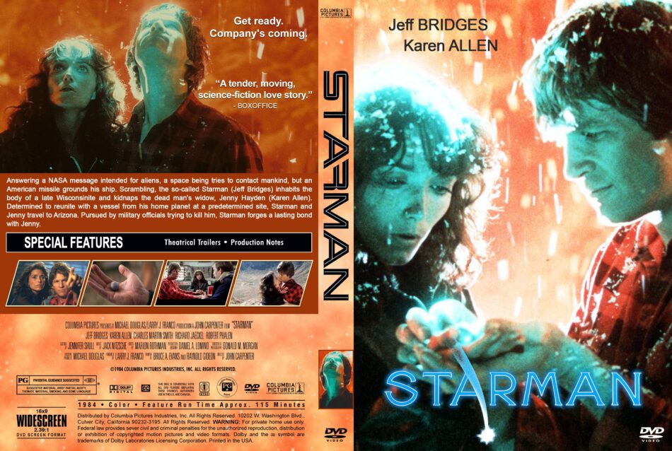 Starman (1984) R1 DVD Cover - DVDcover.Com