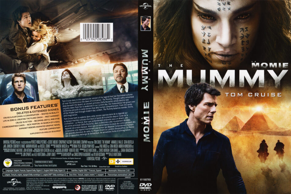The Mummy (2016) R1 DVD Cover - DVDcover.Com