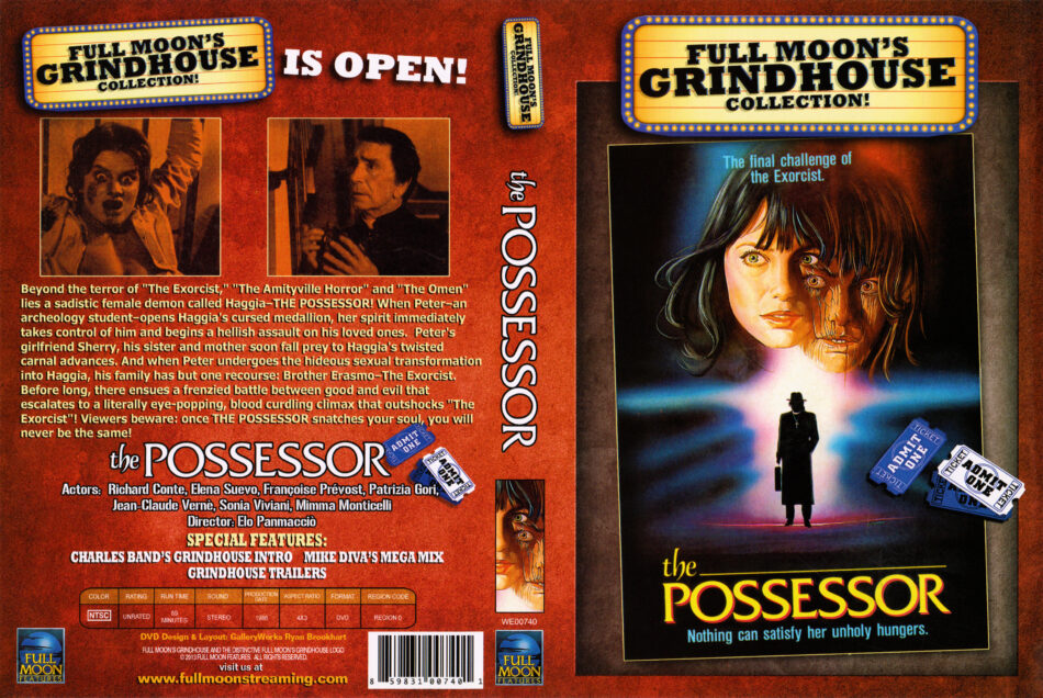 The Possessor (1986) R1 DVD Cover - DVDcover.Com