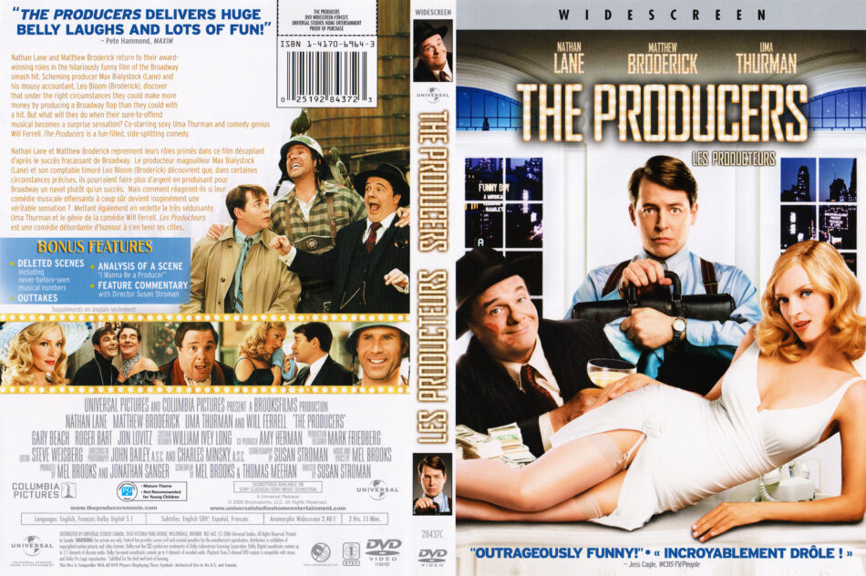 The Producers (2005) R1 DVD Cover - DVDcover.Com