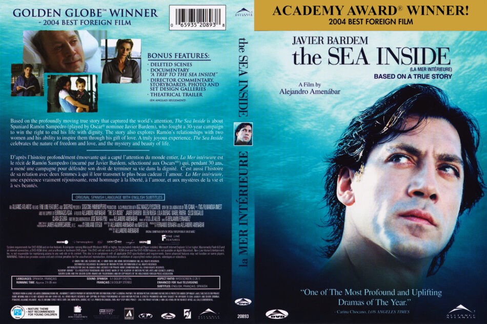 The Sea Inside (2004) R1 DVD Cover - DVDcover.Com