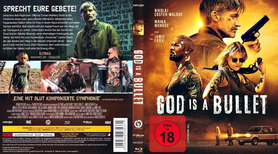 God Is A Bullet DE Blu-Ray Cover - DVDcover.Com