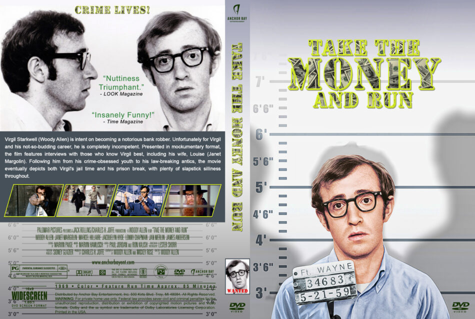 Take the Money and Run R1 Custom DVD Cover & label - DVDcover.Com