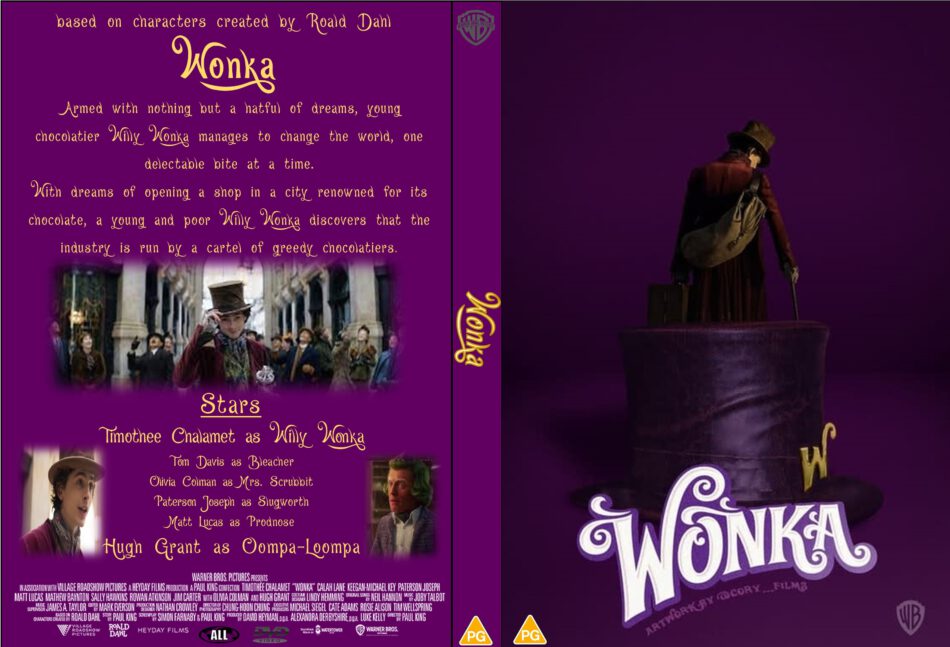 Wonka Dvd Cover R0 Custom DVD Cover V2 - DVDcover.Com