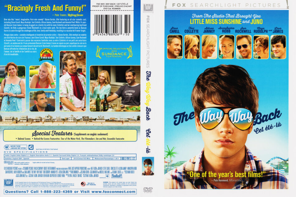 The Way Way Back (2013) R1 DVD Cover - DVDcover.Com