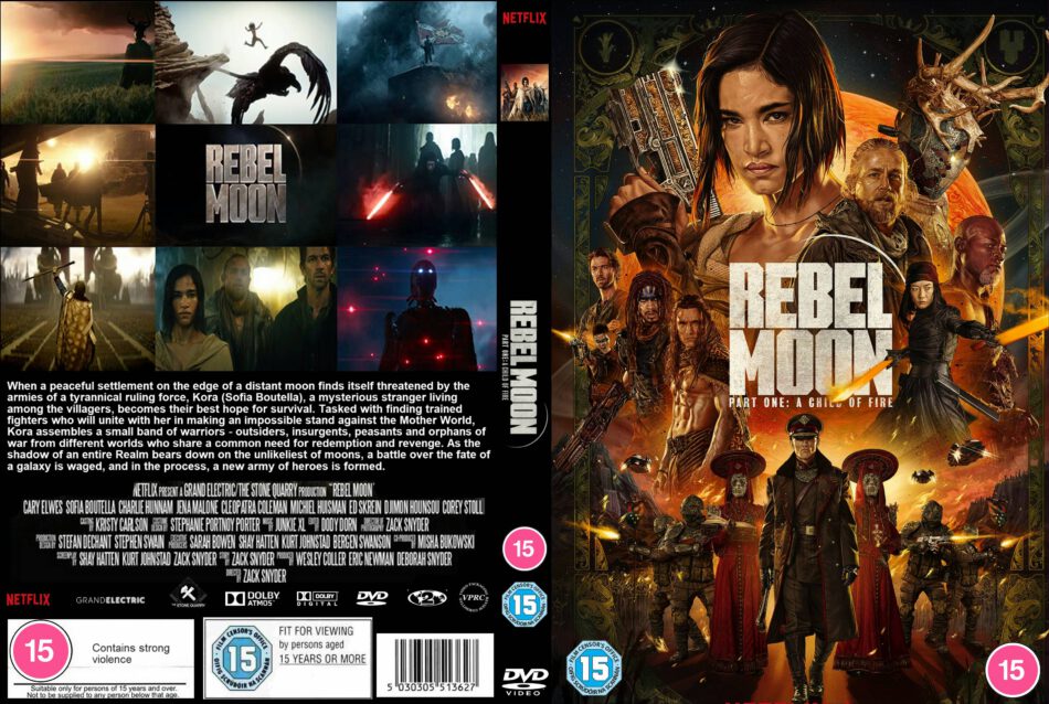 Rebel Moon Part One (2023) Custom R2 UK DVD Cover and Labels - DVDcover.Com