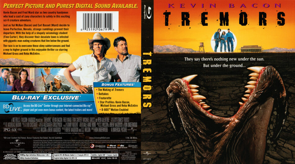Tremors (1990) Blu-Ray Cover - DVDcover.Com