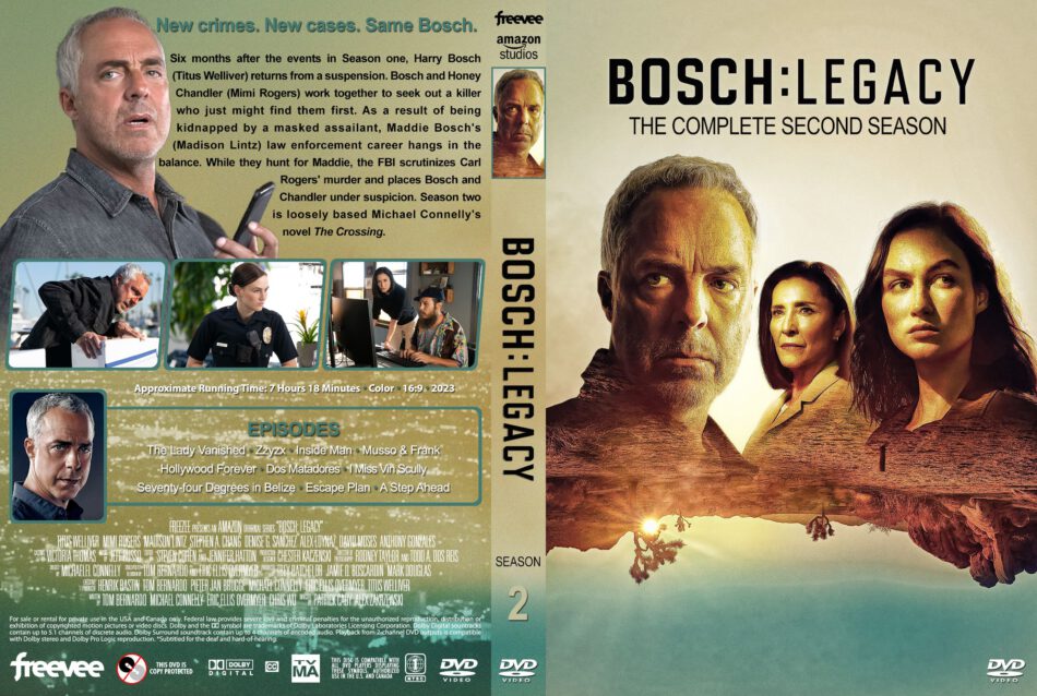 Bosch: Legacy - Season 2 R1 Custom DVD Cover & Labels - DVDcover.Com