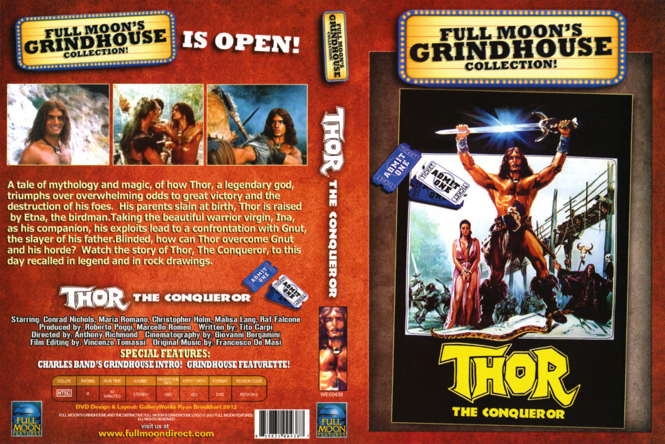 Thor the Conqueror (1983) Blu-Ray Cover - DVDcover.Com