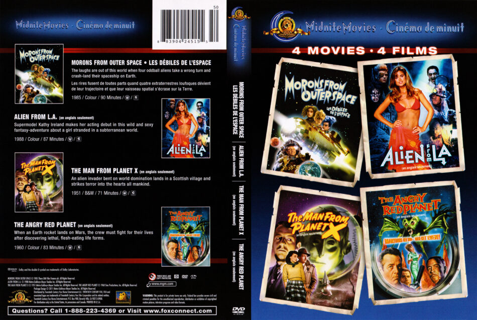Morons from Outer Space - Alien From L.A. - The Man From Planet X - The ...