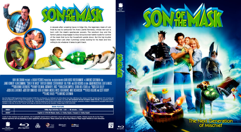 Son of the Mask (2005) Custom Blu-Ray Cover - DVDcover.Com