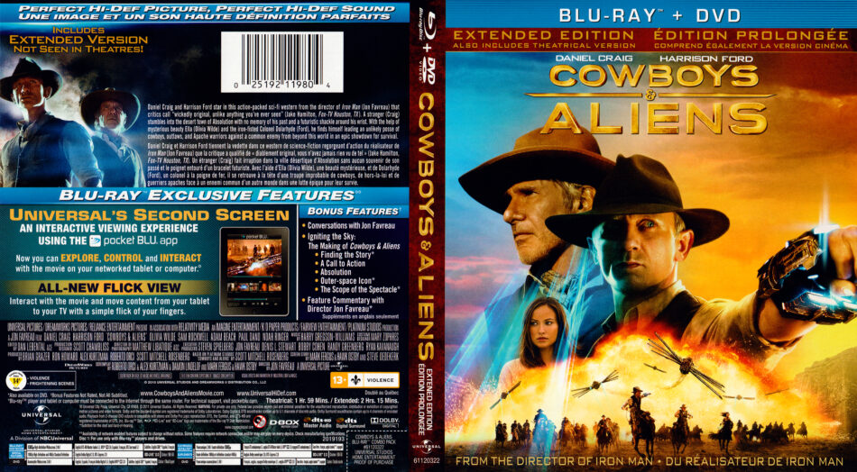 Cowboys & Aliens (2011) Blu-Ray & DVD Cover - DVDcover.Com