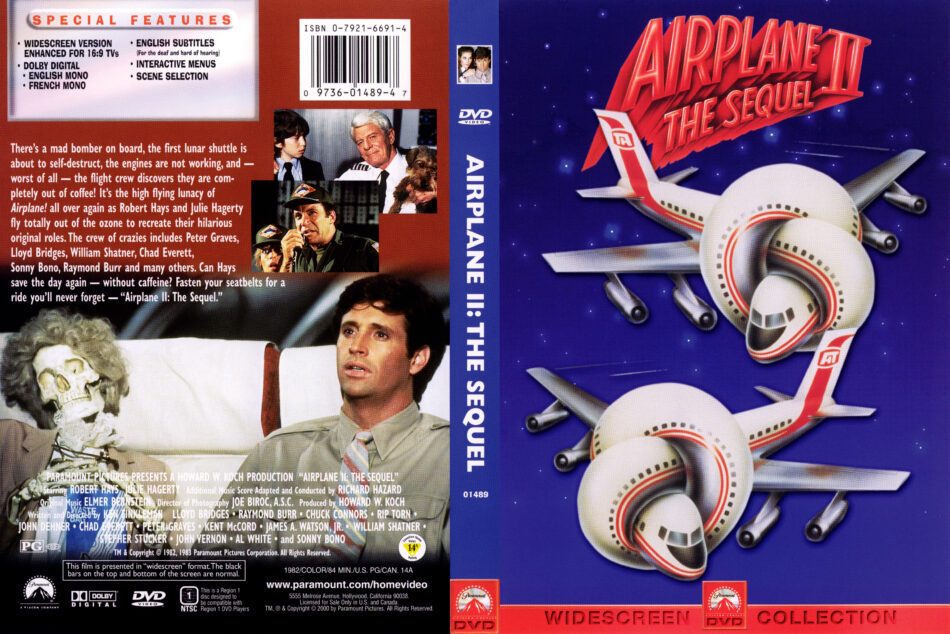 Airplane 2: the Sequel (1982) R1 DVD Cover - DVDcover.Com