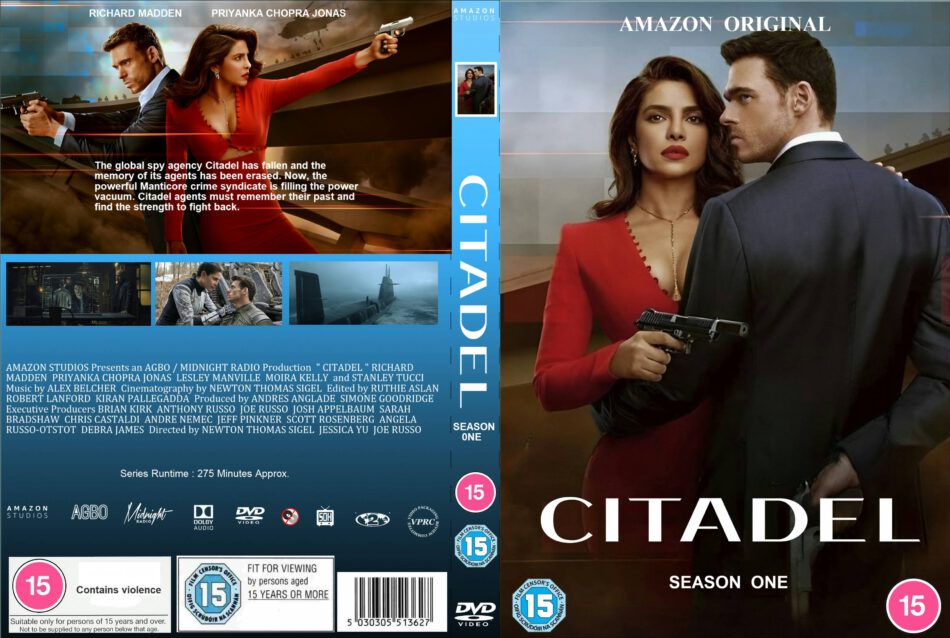 Citadel Season One (2023) Custom R2 UK DVD Cover and Labels - DVDcover.Com
