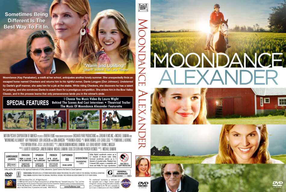 Moondance Alexander R1 Custom DVD Cover & Label - DVDcover.Com