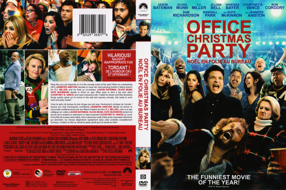 Office Christmas Party (2016) R1 DVD Cover - DVDcover.Com