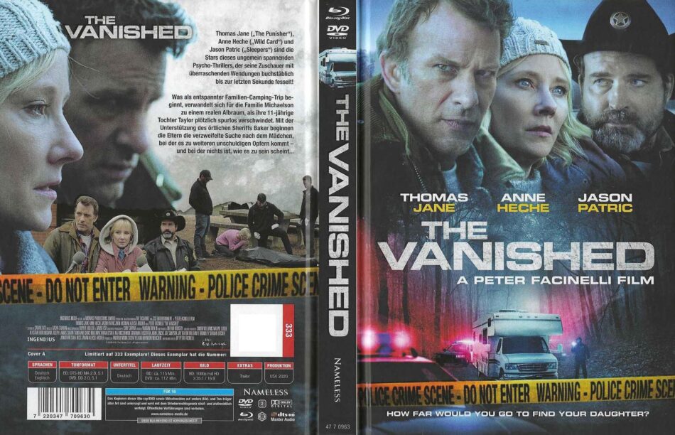 The Vanished DE Blu-Ray Cover - DVDcover.Com