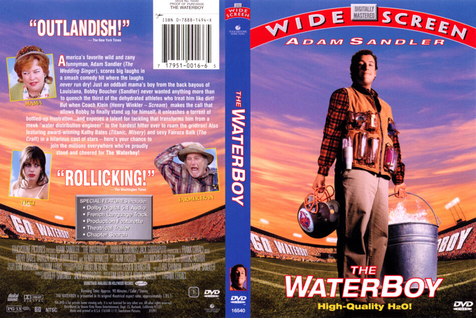 The Waterboy (1998) R1 DVD Cover - DVDcover.Com