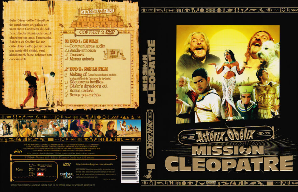 Astérix & Obélix: Mission Cléopatre (2002) DVD Cover - DVDcover.Com