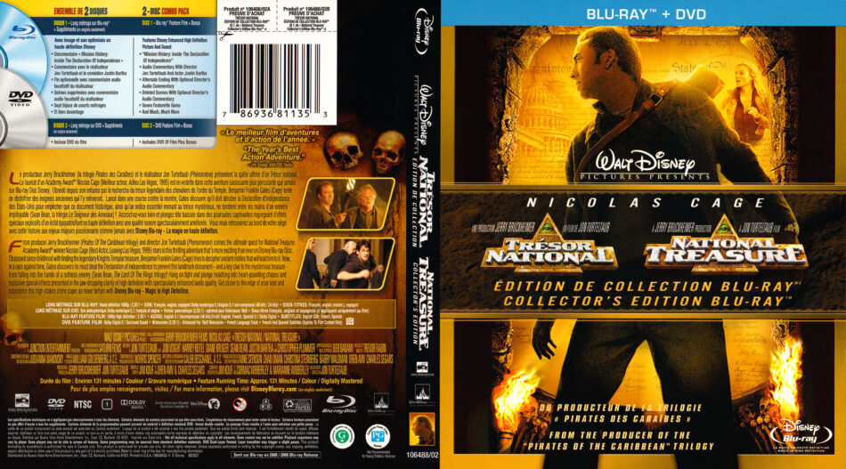 National Treasure (2004) Blu-Ray Cover - DVDcover.Com