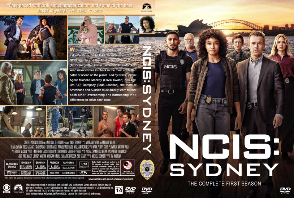 NCIS: Sydney - Season 1 R1 Custom DVD Cover & Labels - DVDcover.Com