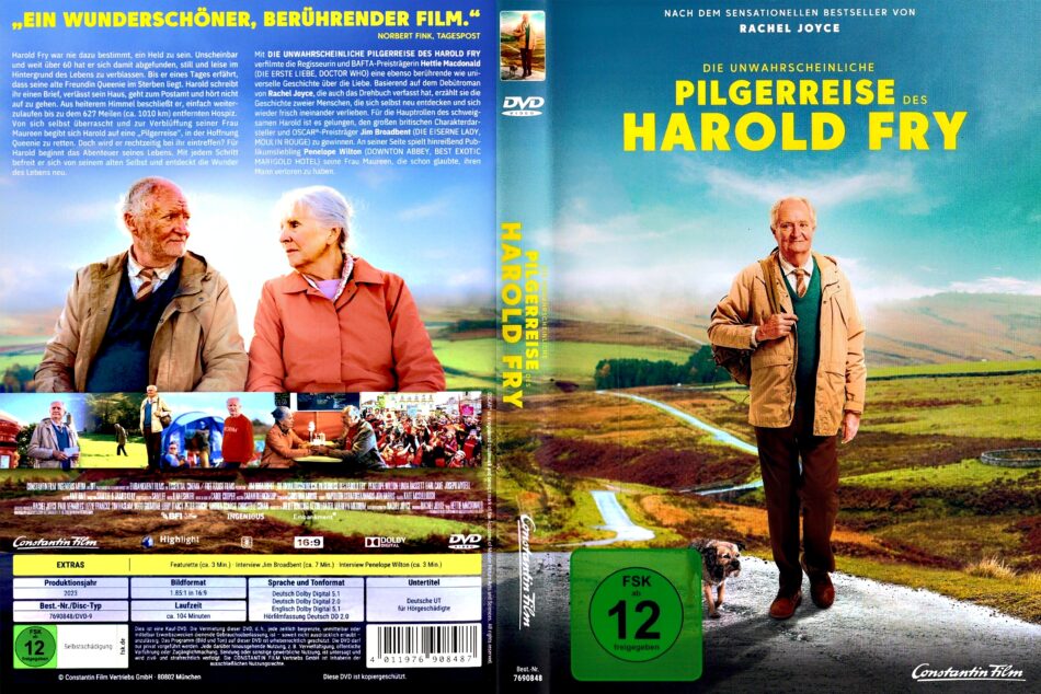 Die unwahrscheinliche Pilgerreise des Harold Fry R2 DE DVD Cover ...