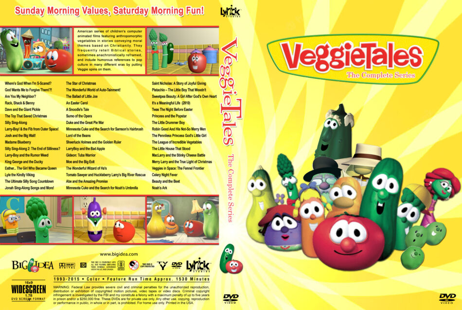 VeggieTales: The Complete Series R1 Custom DVD Cover - DVDcover.Com