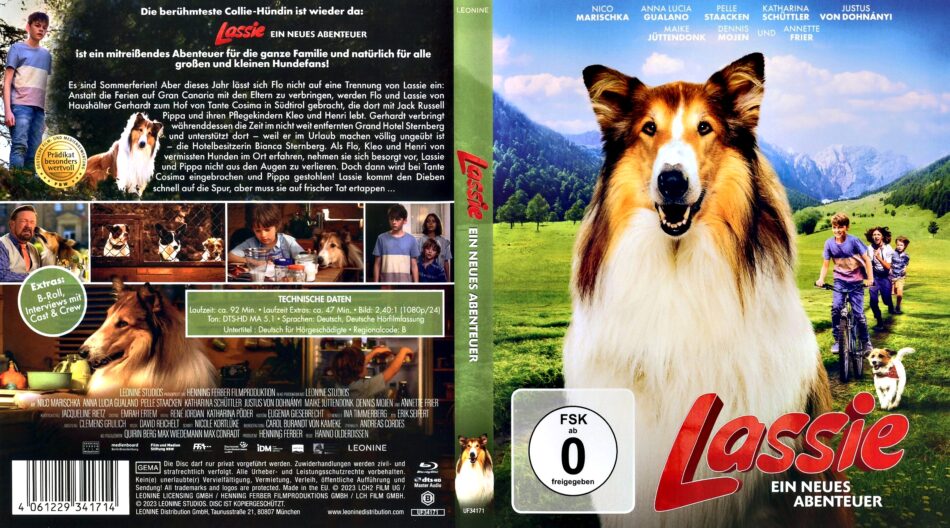 Lassie-Ein neues Abenteuer DE Blu-Ray Cover - DVDcover.Com