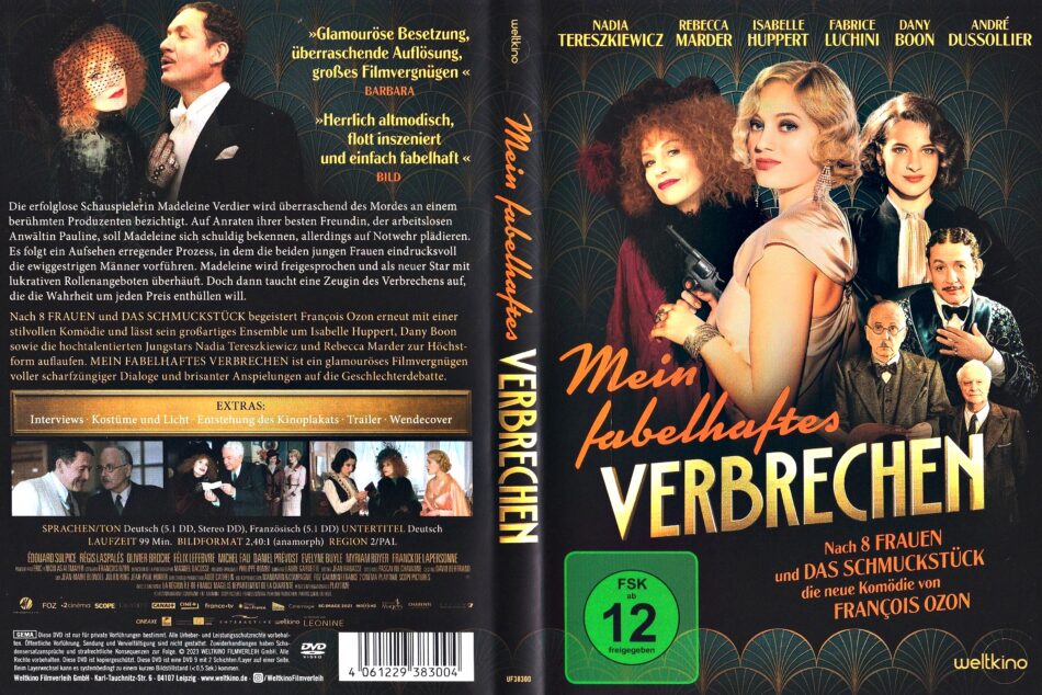 Mein fabelhaftes Verbrechen R2 DE DVD Cover - DVDcover.Com