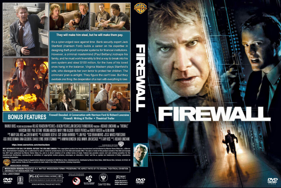 Firewall R1 Custom DVD Cover & Label - DVDcover.Com