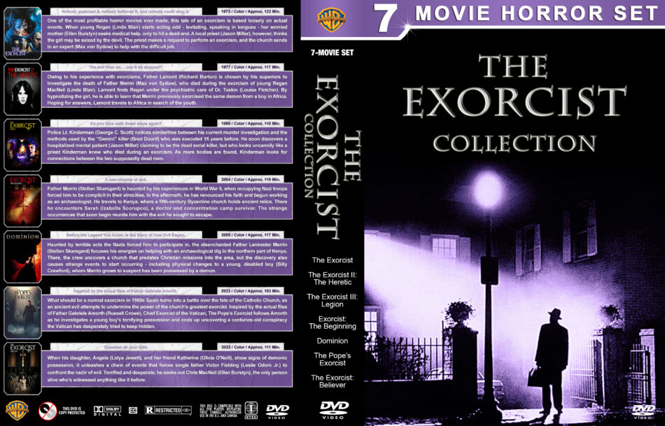 The Exorcist Collection R1 Custom DVD Cover - DVDcover.Com