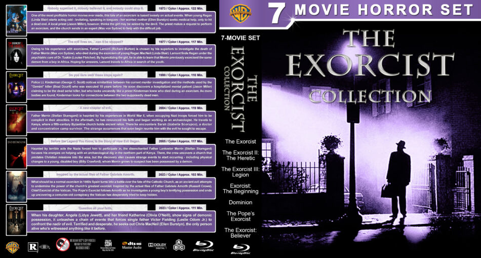 The Exorcist Collection Custom Blu-Ray Cover - DVDcover.Com