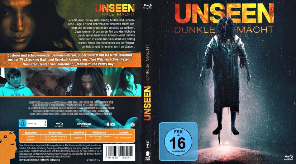Unseen-Dunkle Macht DE Blu-Ray Cover - DVDcover.Com