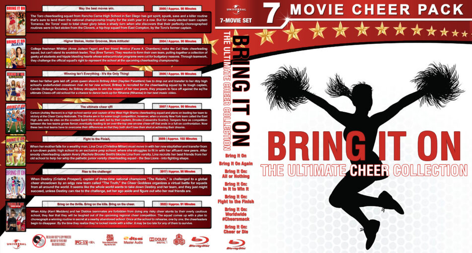Bring It On (2000) R2 - Movie DVD - CD label, DVD Cover, Front Cover