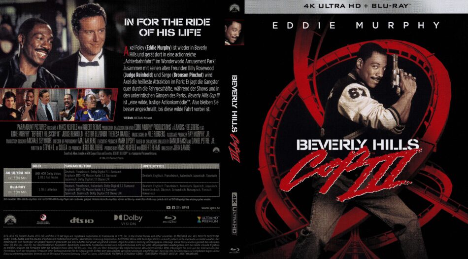 Beverly Hills Cop III (1994) DE 4K UHD Covers - DVDcover.Com