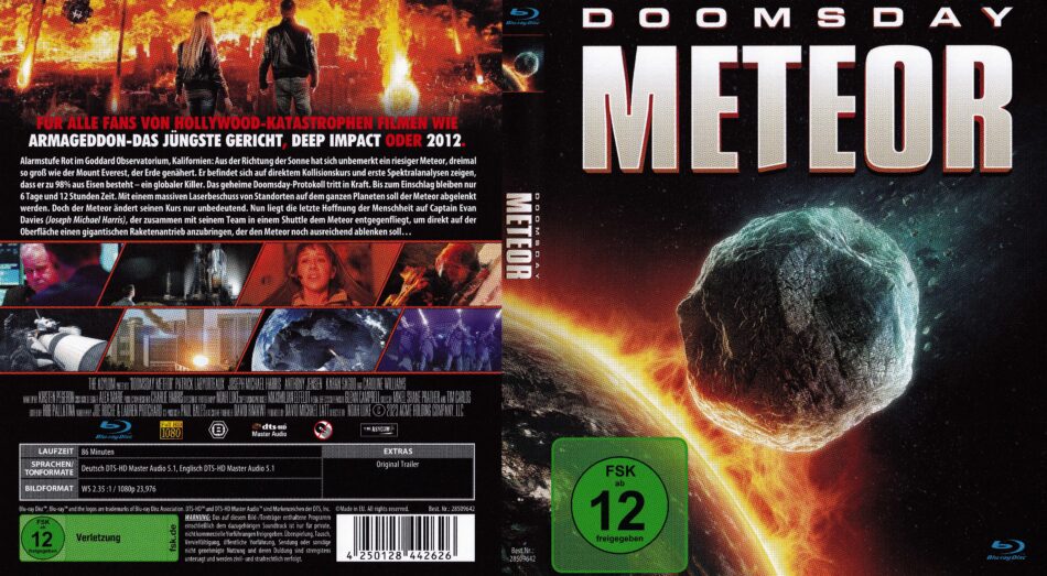 Doomsday Meteor (2023) DE Blu-Ray cover - DVDcover.Com