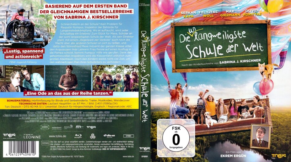 Die unlangweiligste Schule der Welt DE Blu-Ray Cover - DVDcover.Com