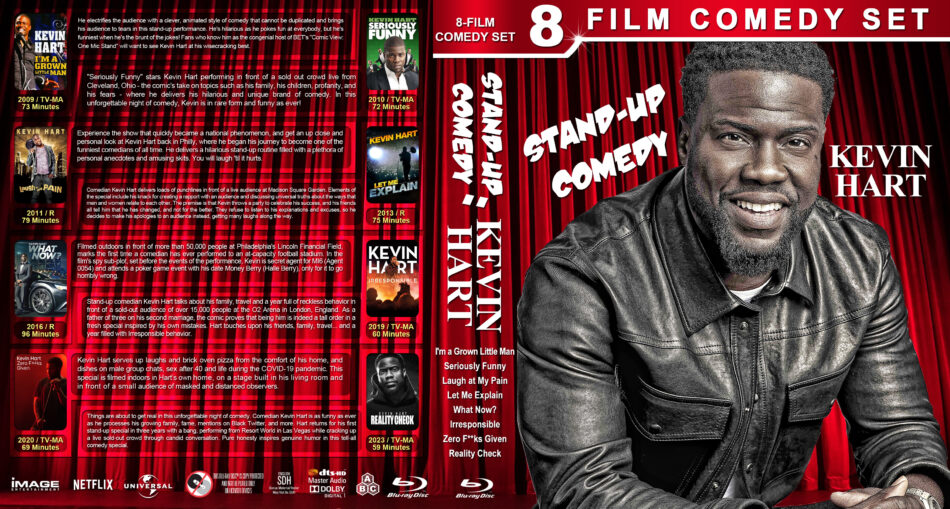 Kevin Hart Stand Up Comedy Collection Custom Blu-Ray Cover & Labels ...