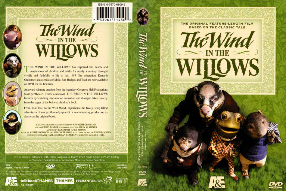 The Wind in the Willows (1983) R1 DVD Cover - DVDcover.Com