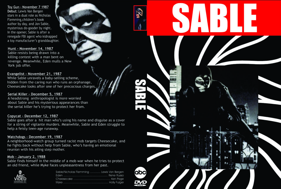 Sable (1987 TV Series) Custom Cover & Label - DVDcover.Com