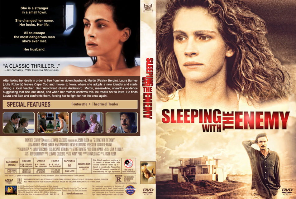 Sleeping with the Enemy R1 Custom DVD Cover & Labels - DVDcover.Com