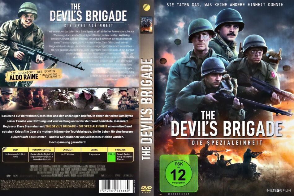 The Devil's Brigade R2 DE DVD Cover - DVDcover.Com