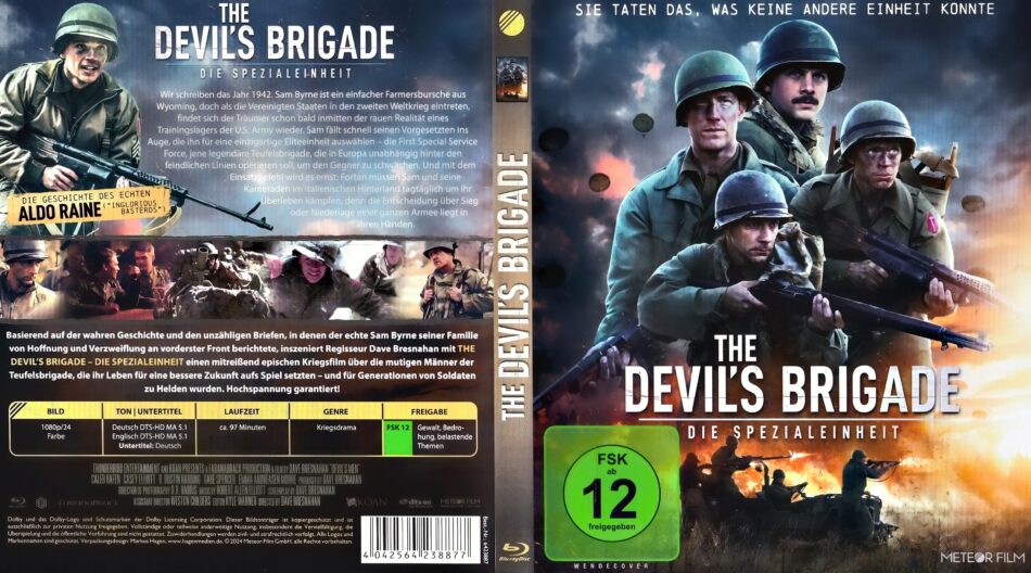 The Devil's Brigade DE Blu-Ray Cover - DVDcover.Com
