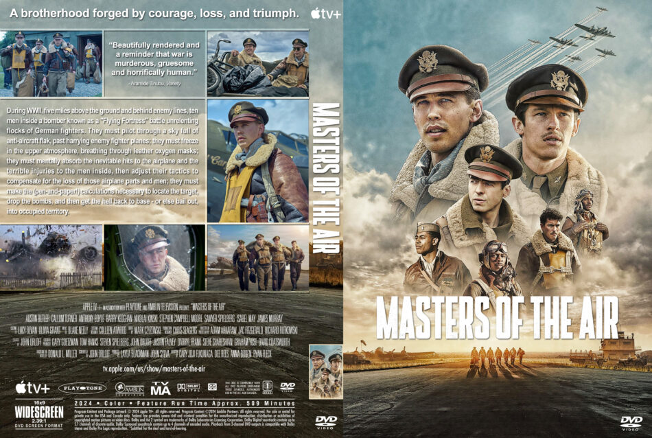 Masters of the Air (mini-series) R1 Custom DVD Cover & Labels - DVDcover.Com